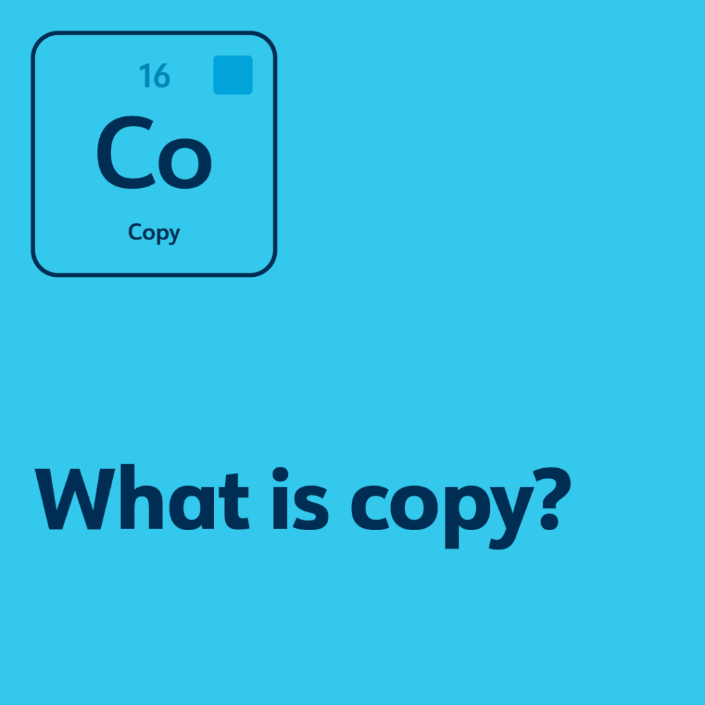 What Is Copy The Branding Table